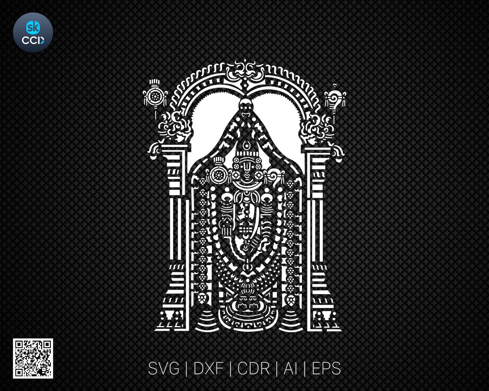 Tirupati Balaji Indian God Laser Cutting Design DXF Vector Cnc Router ...
