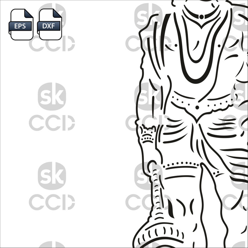 Indian God Lord Hanuman Hanuman Laser Cutting Design - Etsy