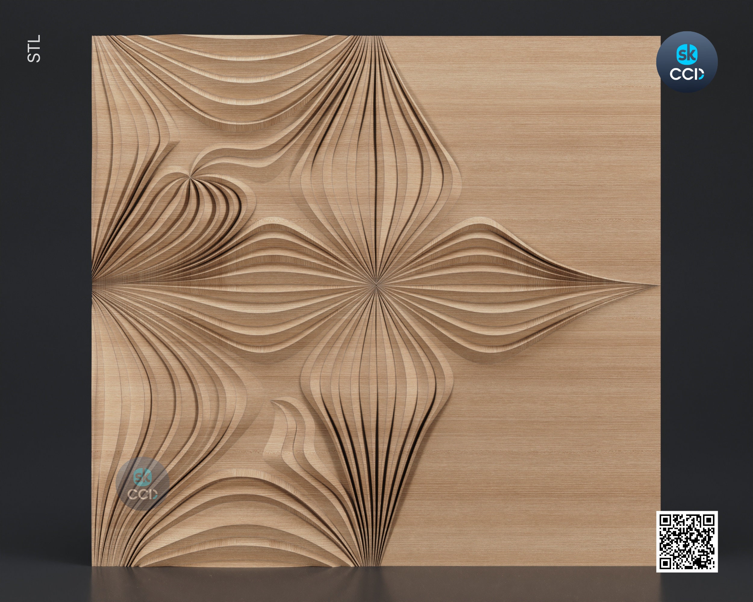 Wood Wall Art, ASTER STL Model, CNC Router Carving Artcam File, Wall ...