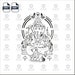 Buy Lord Ganesh | Ganesha | Laser Cutting Design | Dxf File | Laser Cut ...