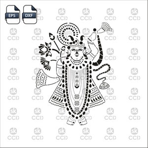 Buy Shrinathji | Shrinathji Wall Art | Indian God | | Laser Cutting ...