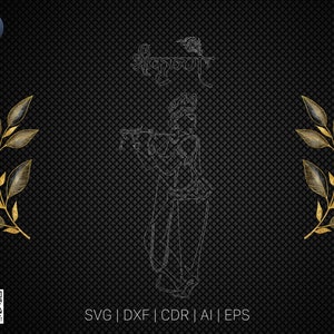 Shree Krishna Wall Decor Laser Cut File (digital Download) - Etsy