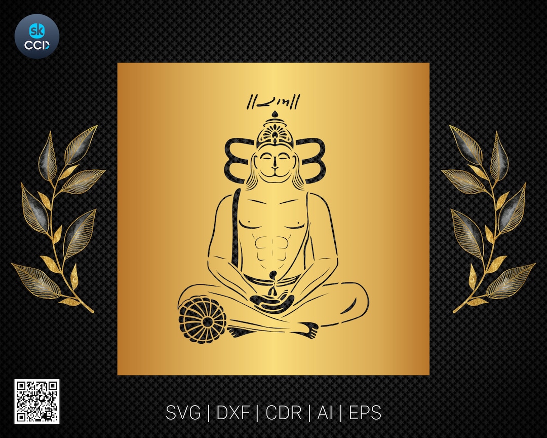 Indian God | Lord Hanuman | Hanuman | Laser Cutting Design | DXF Vector ...