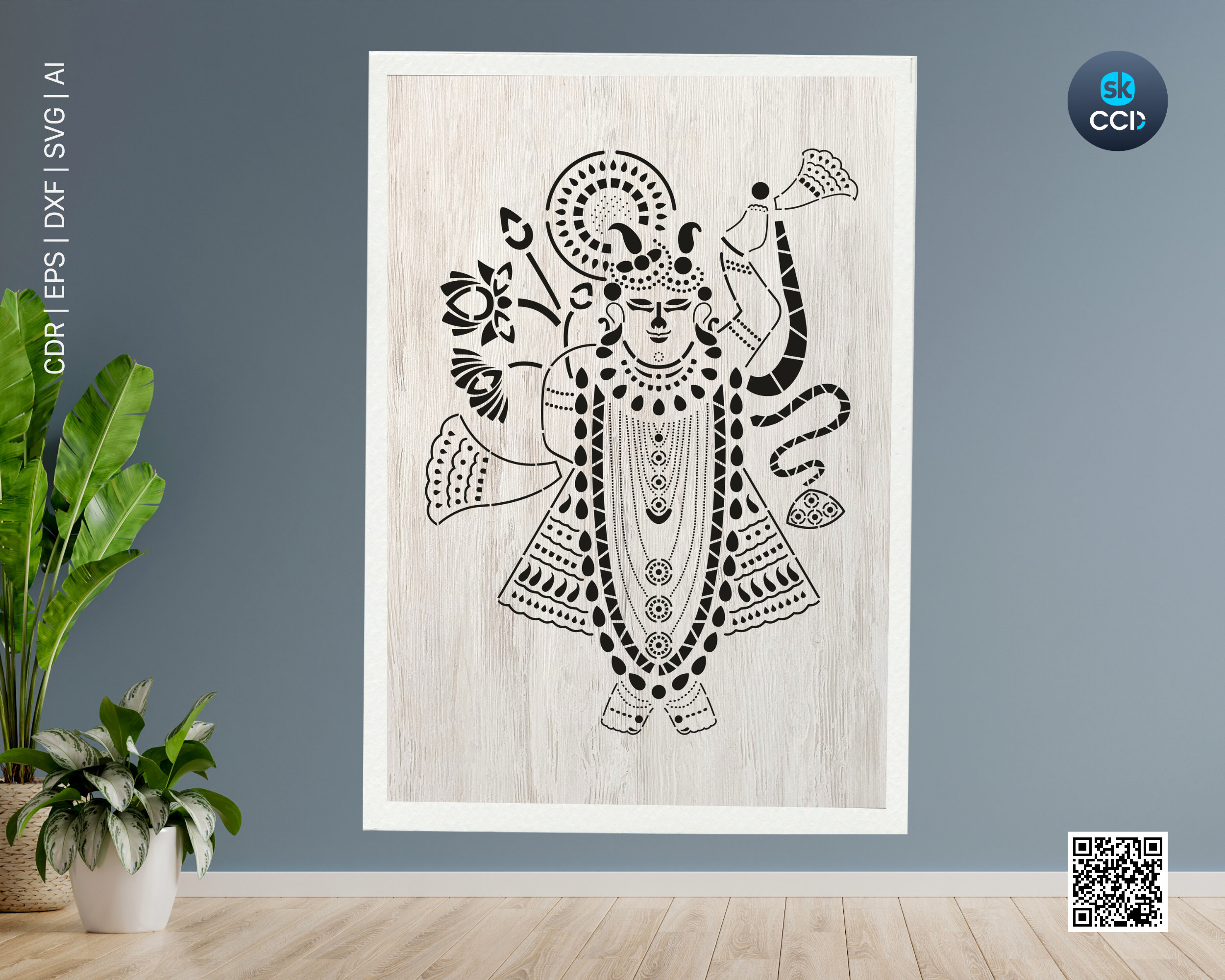 Shrinathji | Shrinathji Wall Art | Indian God | | Laser Cutting Design ...