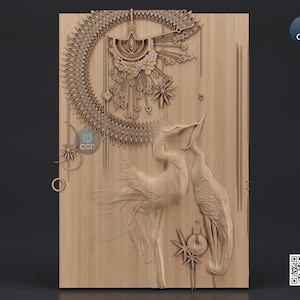 Wood Wall Art, Spirit STL Model, CNC Router Carving Artcam File, Wall ...