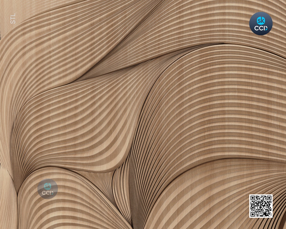 Wood Wall Art, Silk STL Model, CNC Router Carving Artcam File, Wall ...