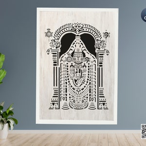 Tirupati Balaji | Indian God | Laser Cutting Design | DXF Vector | Cnc ...