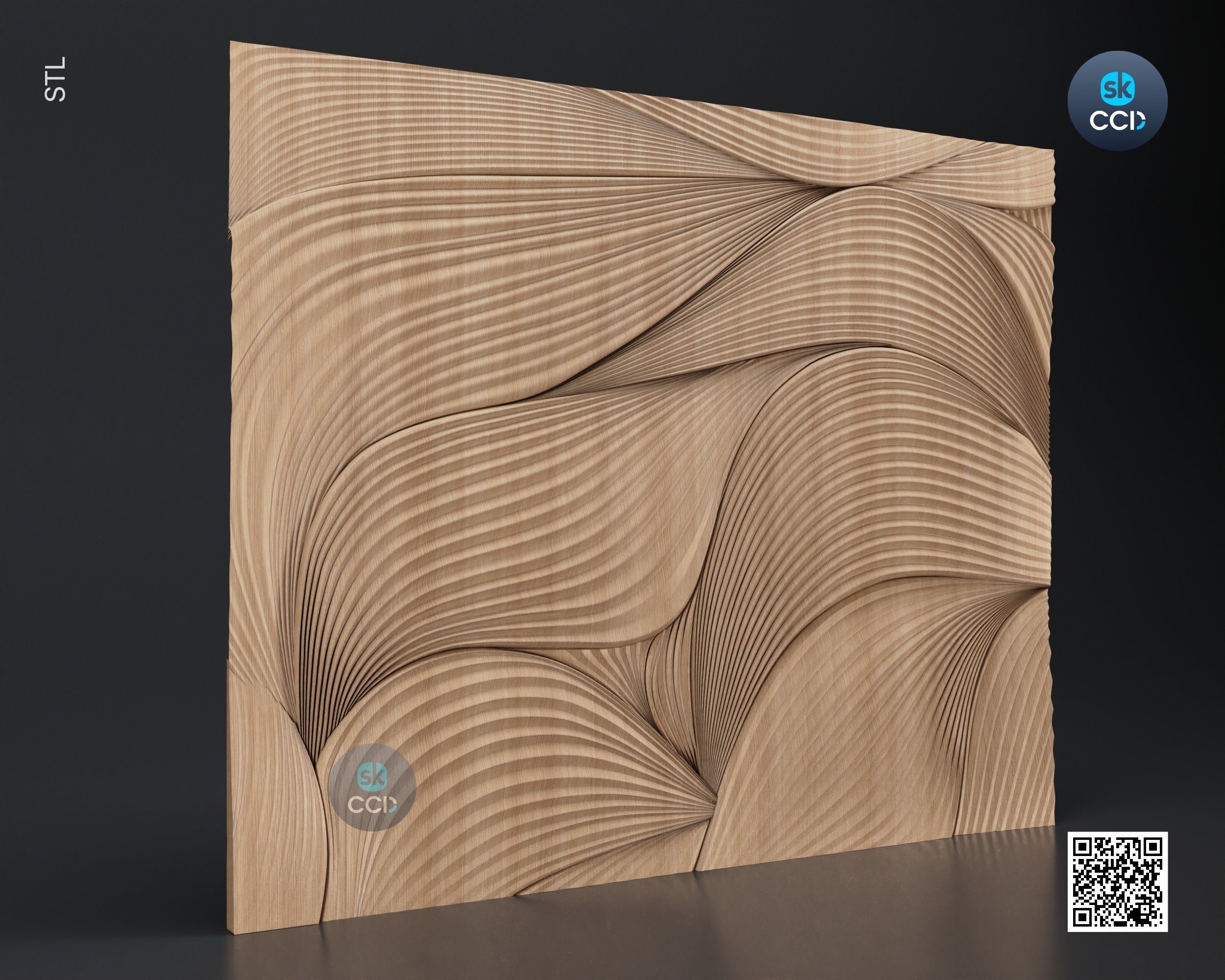 Wood Wall Art, Silk STL Model, CNC Router Carving Artcam File, Wall ...