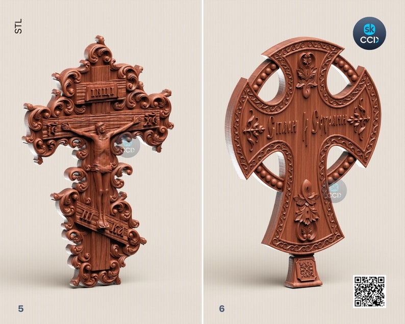 Cross Stl 3D STL File for Cnc and 3D Printer Jesus Cross Set - Etsy Canada