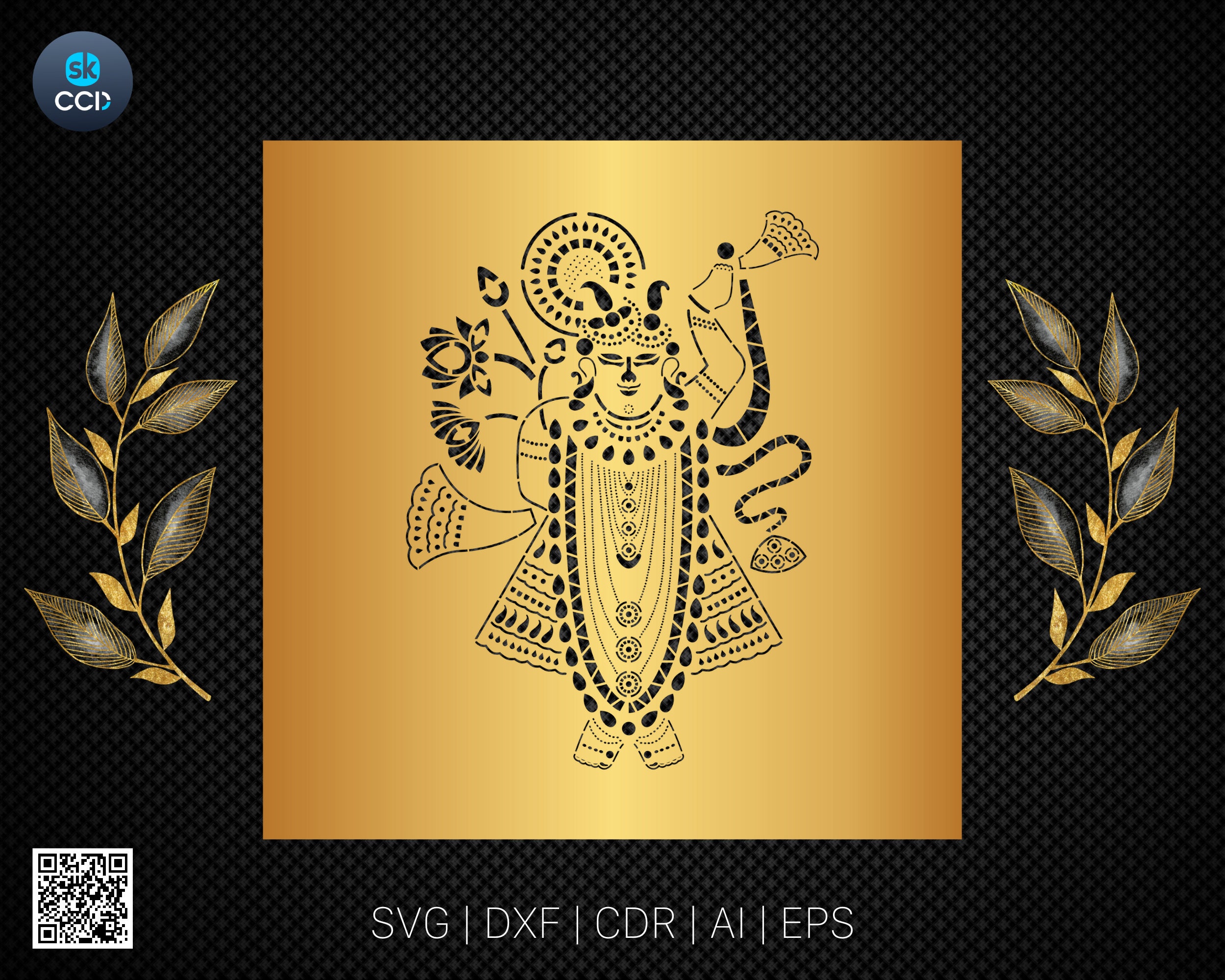 Shrinathji | Shrinathji Wall Art | Indian God | | Laser Cutting Design ...