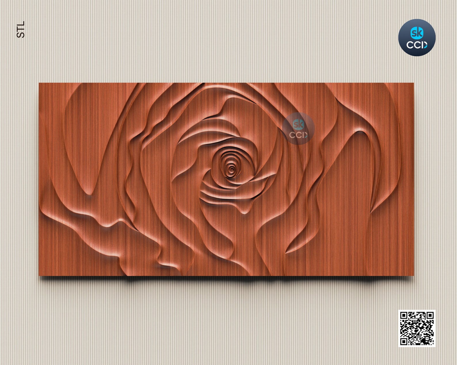 Rose | Wood Carving Art | Digital Files | Instant Download for CNC ...