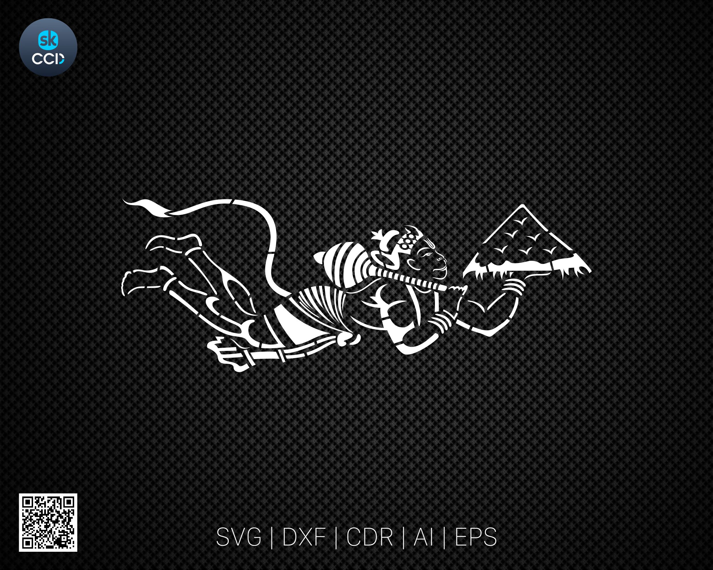 Indian God Lord Hanuman Hanuman Laser Cutting Design - Etsy