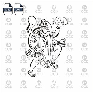 Indian God | Lord Hanuman | Hanuman | Laser Cutting Design | DXF Vector ...