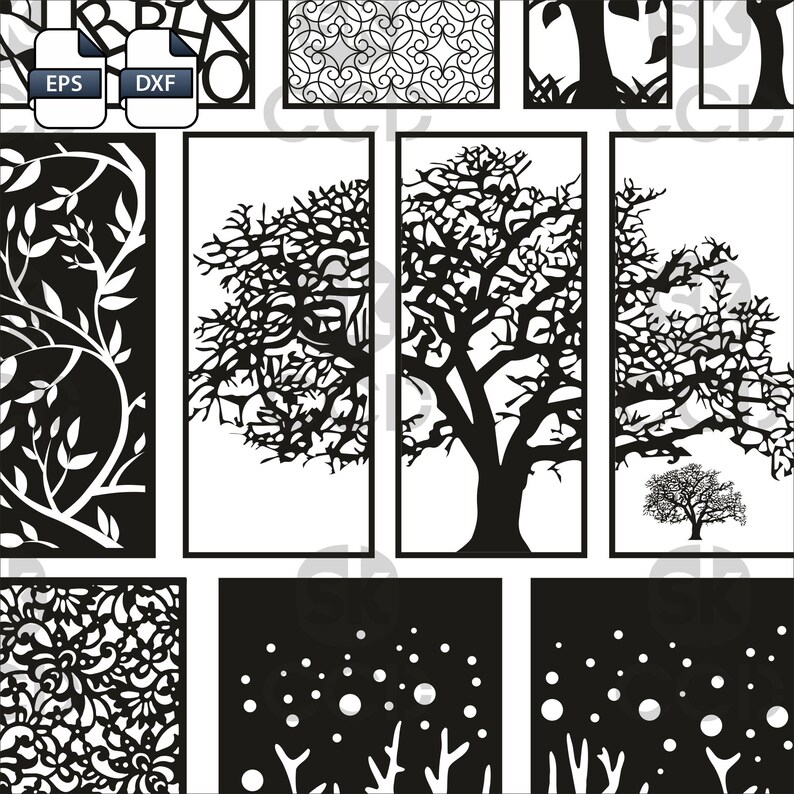 Wall Panel 23 Patterns of Art Deco for Decorative Partitions - Etsy