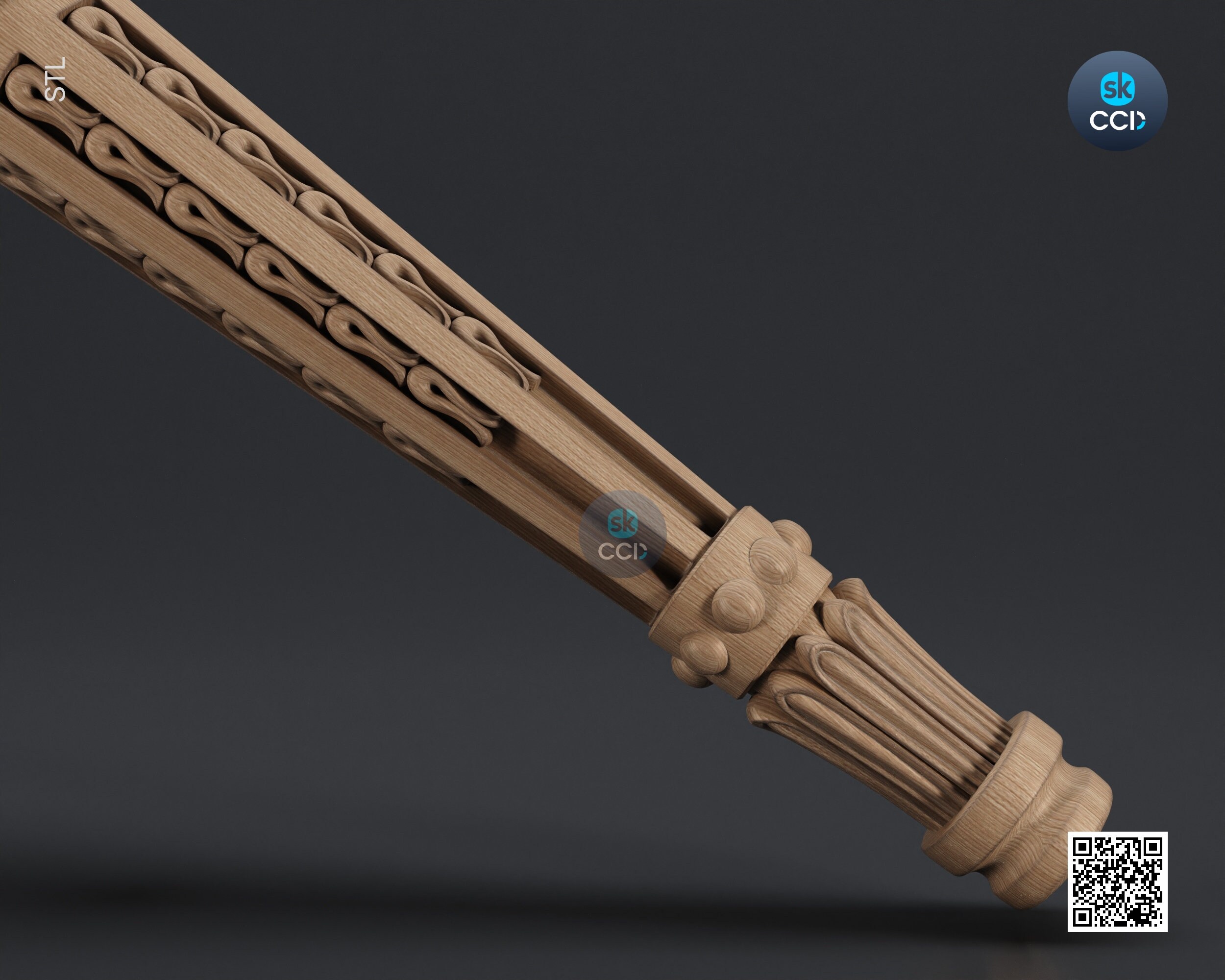 Furniture Leg 3D Model for Cnc Router Wood Carving Digital - Etsy