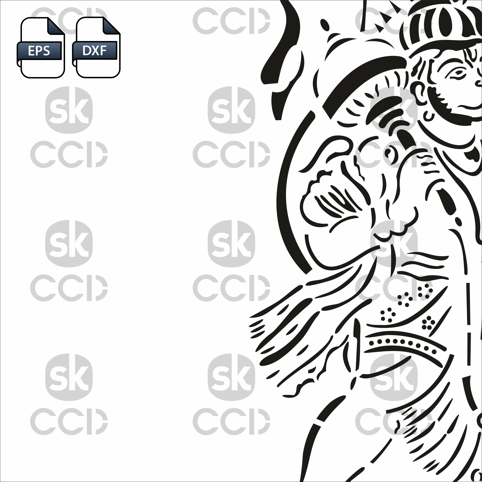 Indian God | Lord Hanuman | Hanuman | Laser Cutting Design | DXF Vector ...