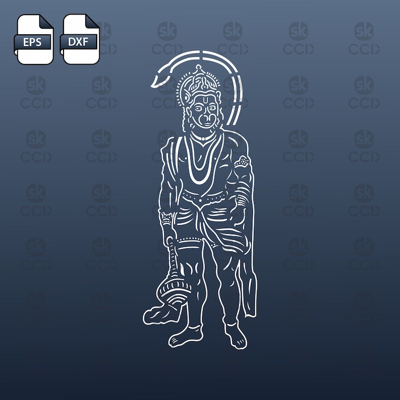 Indian God Lord Hanuman Hanuman Laser Cutting Design - Etsy