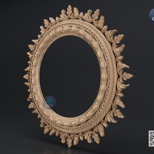 Carved Frame STL 3D Model, Carvign Frame, CNC Router Carving Artcam ...