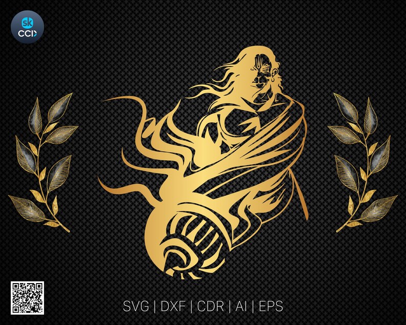 Buy Indian God Lord Hanuman Hanuman Laser Cutting Design Online in ...