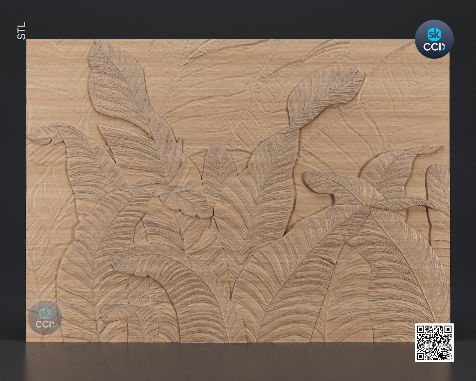 Wood Wall Art, Jungle STL Model, CNC Router Carving Artcam File, Wall ...