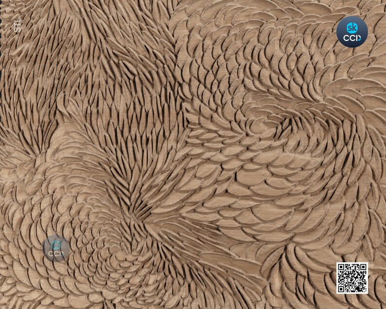 Wood Wall Art Falcon STL Model CNC Router Carving Artcam - Etsy