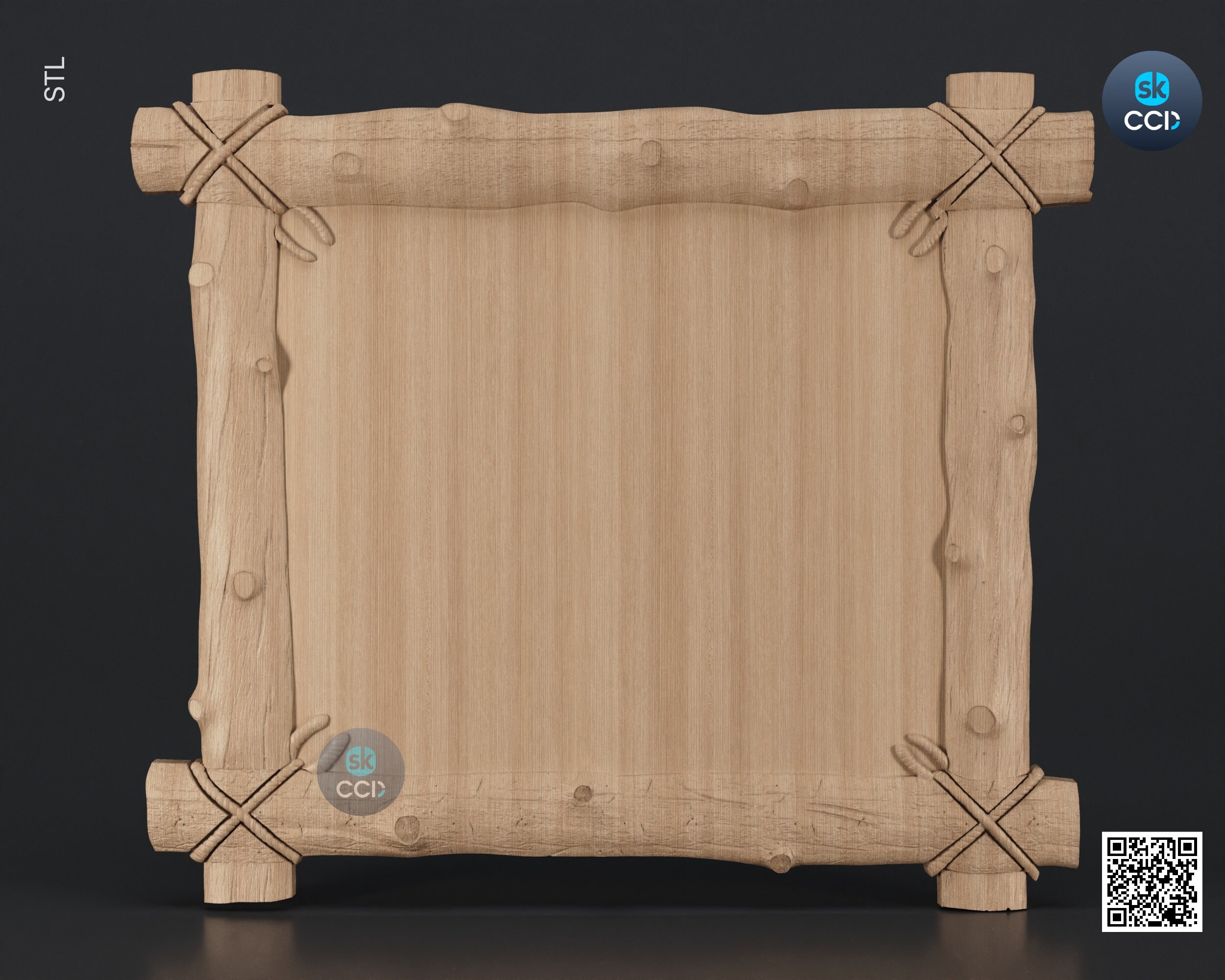Carved Frame STL 3D Model, Carvign Frame, CNC Router Carving Artcam ...