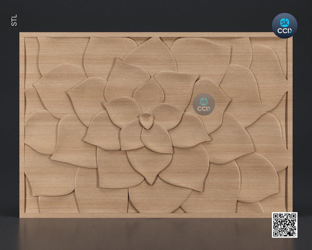 Flora | Wood Carving Art | Digital Files | Wood Carving Model | 3D ...