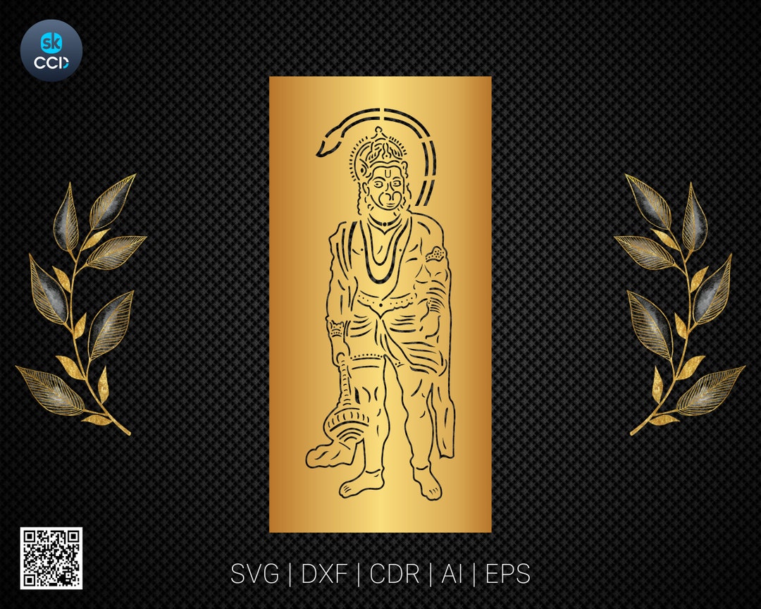 Indian God | Lord Hanuman | Hanuman | Laser Cutting Design | DXF Vector ...