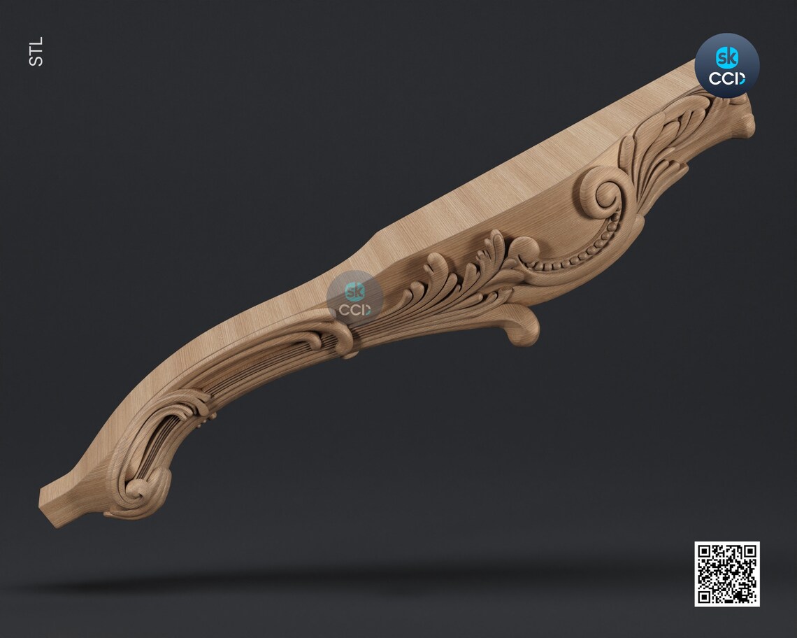 Furniture Leg 3D Model for Cnc Router Wood Carving Digital - Etsy