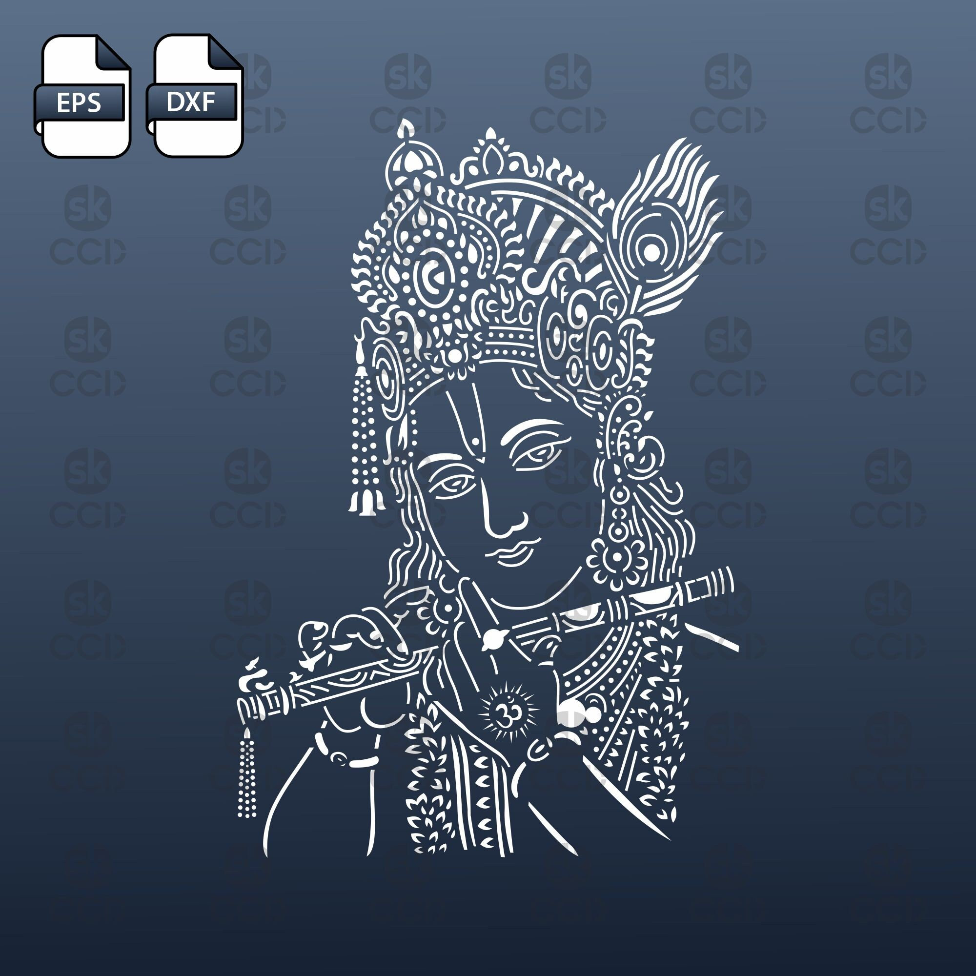 Krishna Lord Krishna Indian God Wall Décor Laser Cutting - Etsy Australia