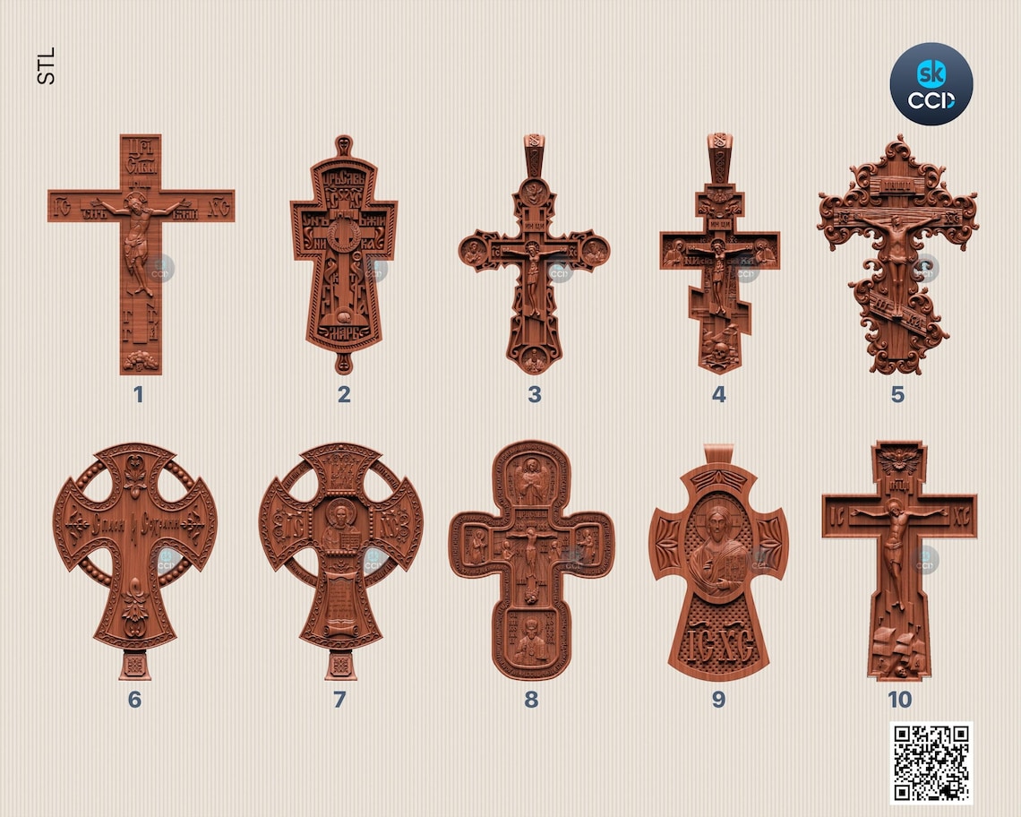 Cross Stl 3D STL File for Cnc and 3D Printer Jesus Cross Set - Etsy UK