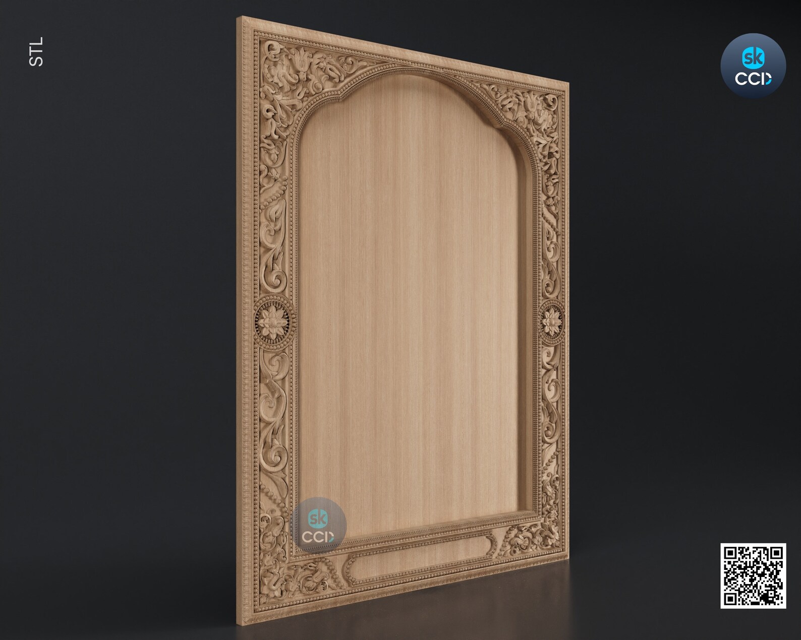 Carved Frame STL 3D Model, Carvign Frame, CNC Router Carving Artcam ...