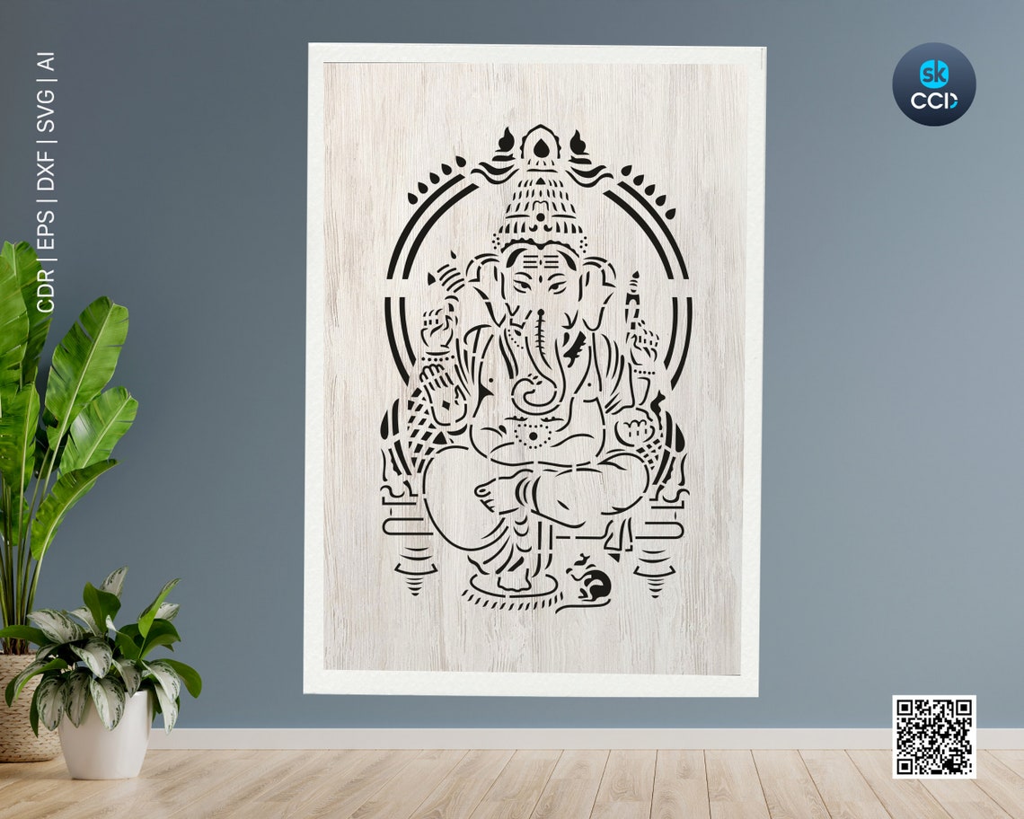 Buy Lord Ganesh | Ganesha | Laser Cutting Design | Dxf File | Laser Cut ...