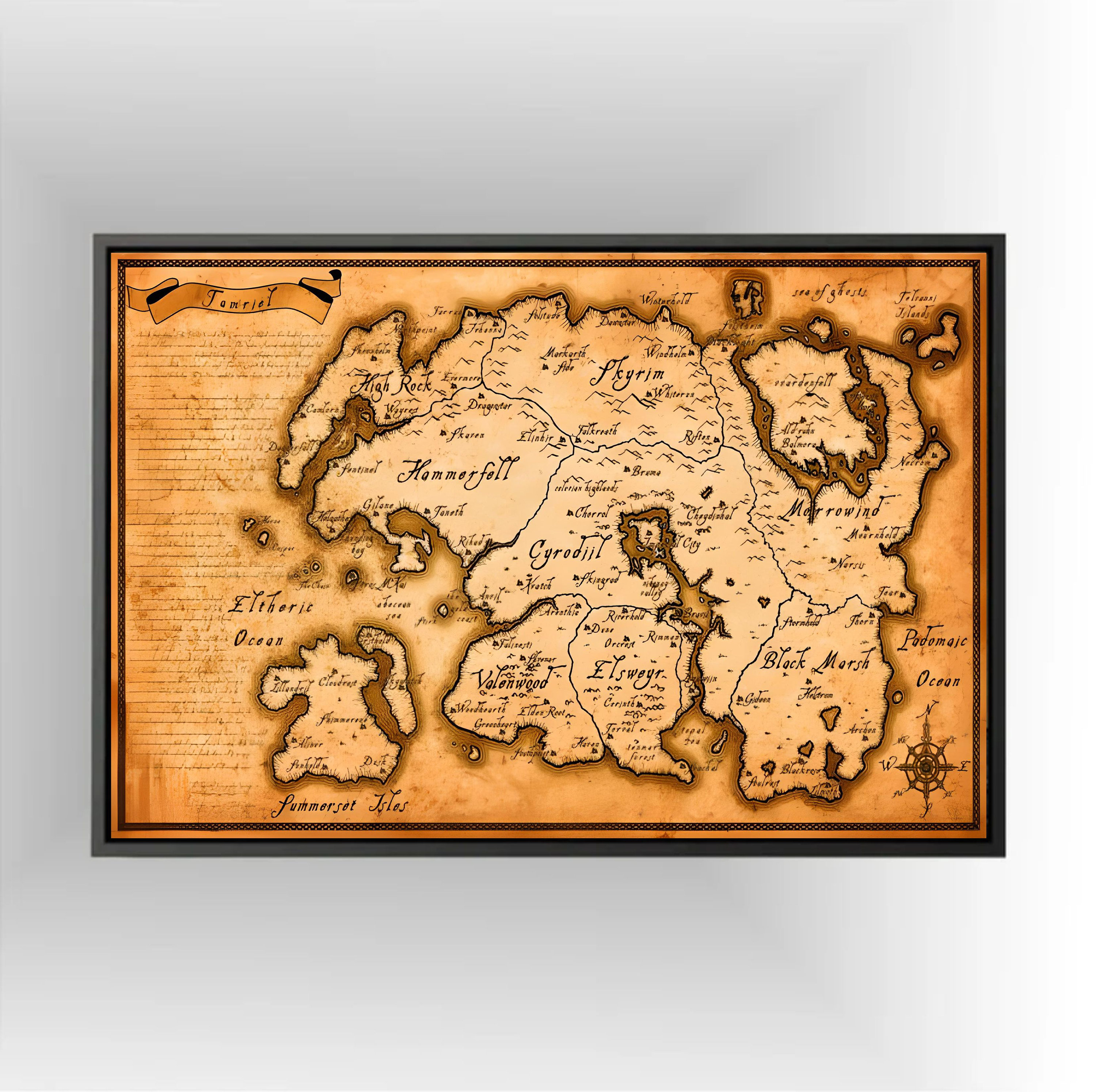 Tamriel Map