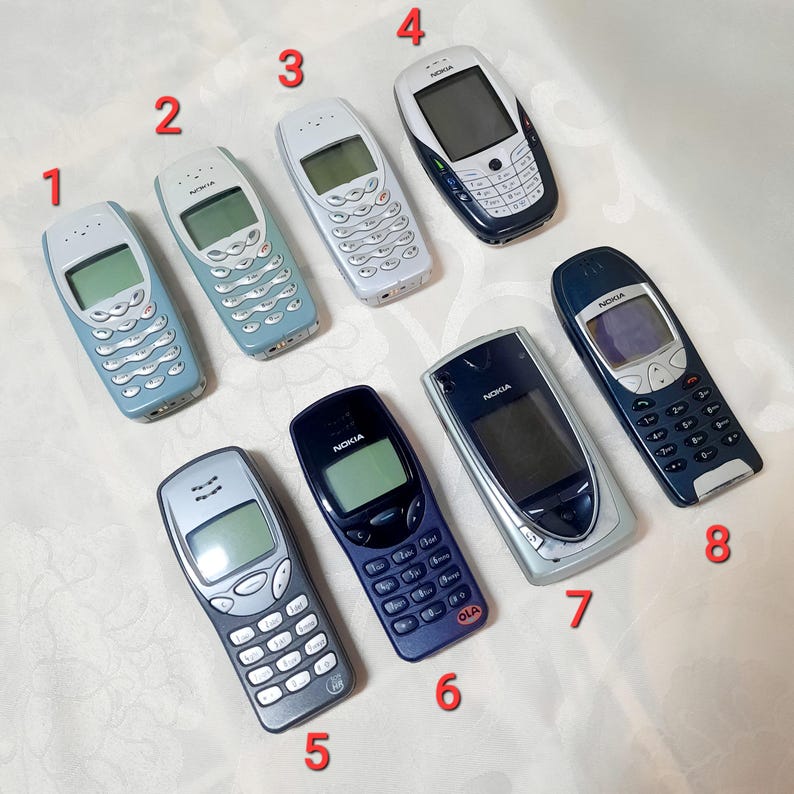 Vintage Nokia Phone: Retro Push-button Mobile - for Restoration/parts ...