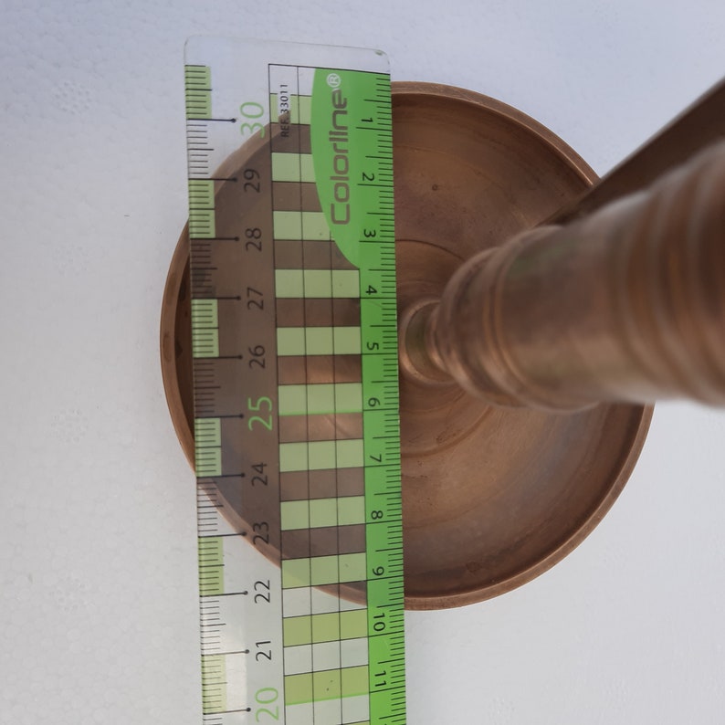Vintage Brass Candlestick With Handle: Portuguese Home Decor - Etsy