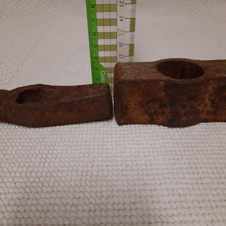 Antique Iron Hammers Without Handles. Three Vintage Rusty - Etsy