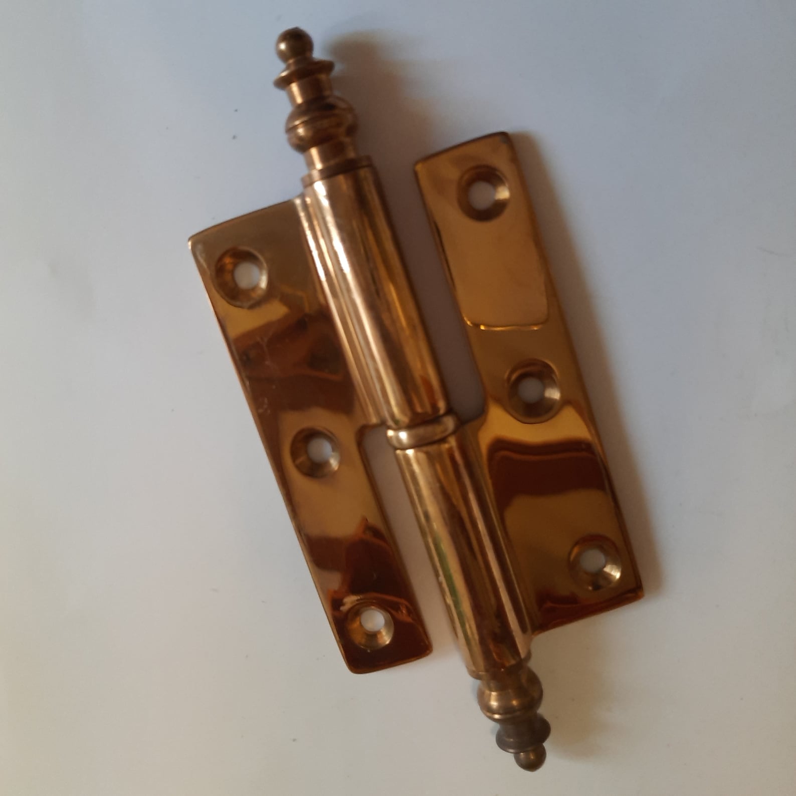 Door Hinges Are Brass. Decorative Door Hinges in Different Sizes. 3.9, 3.5,3.6 3.1 Portuguese ...