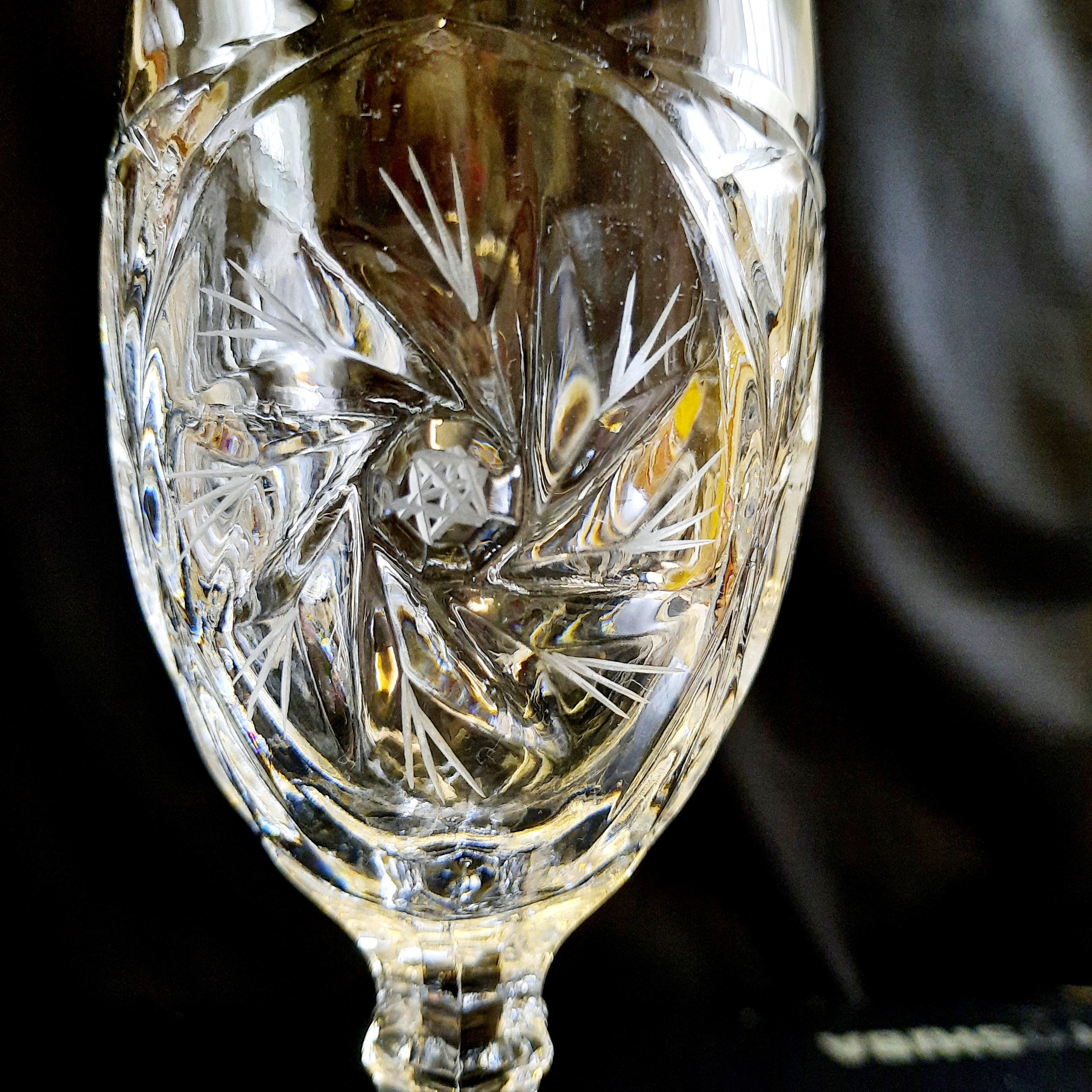 Water Glasses Lead Crystal Longchamp Cristal D'arques. - Etsy