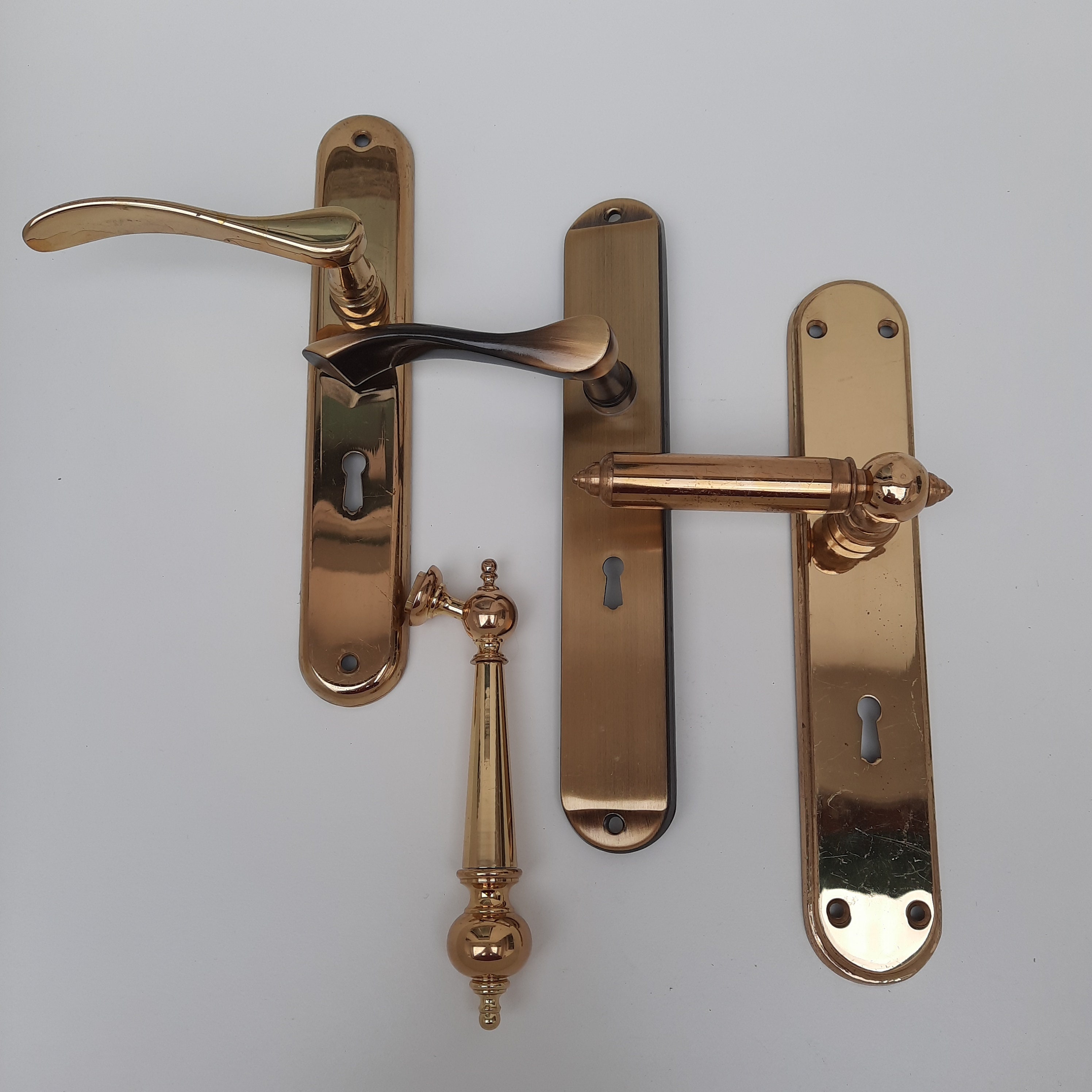 Brass Door Handles. Classic Door Handles in Different Colors - Etsy