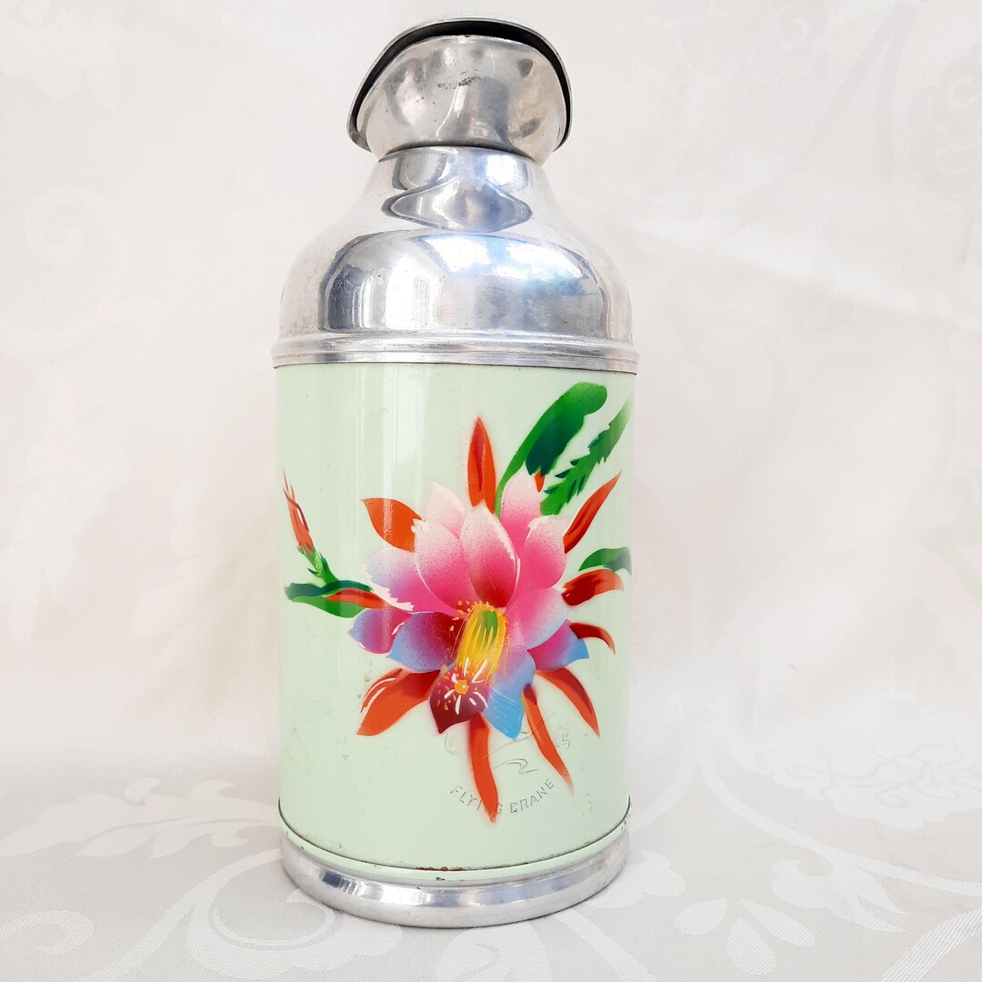 Vintage Enamel Thermos. Vintage Thermos for Hot Drinks. Thermos With ...