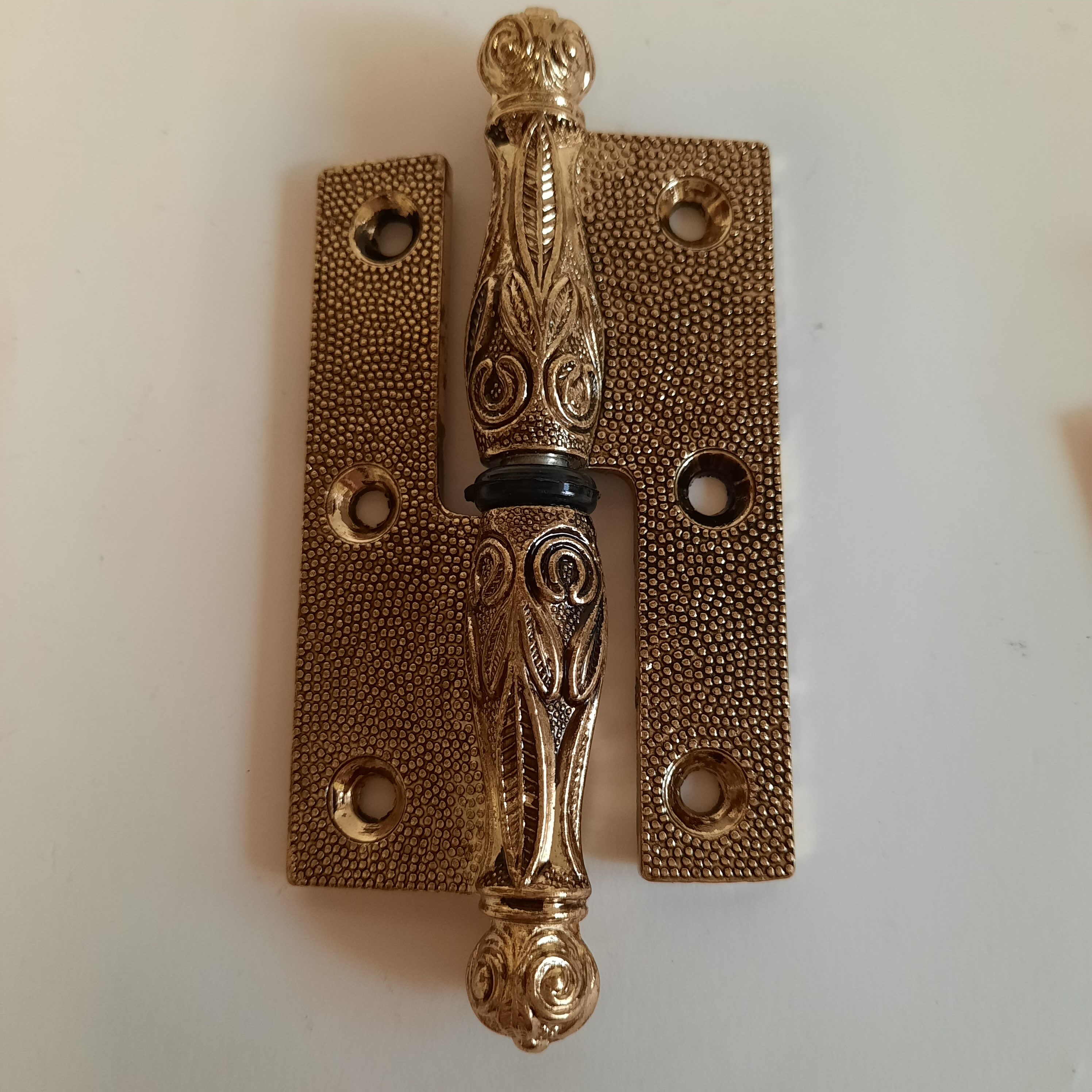 Door Hinges Are Metal. Decorative Door Hinges in Different Sizes. ,3.9 ...