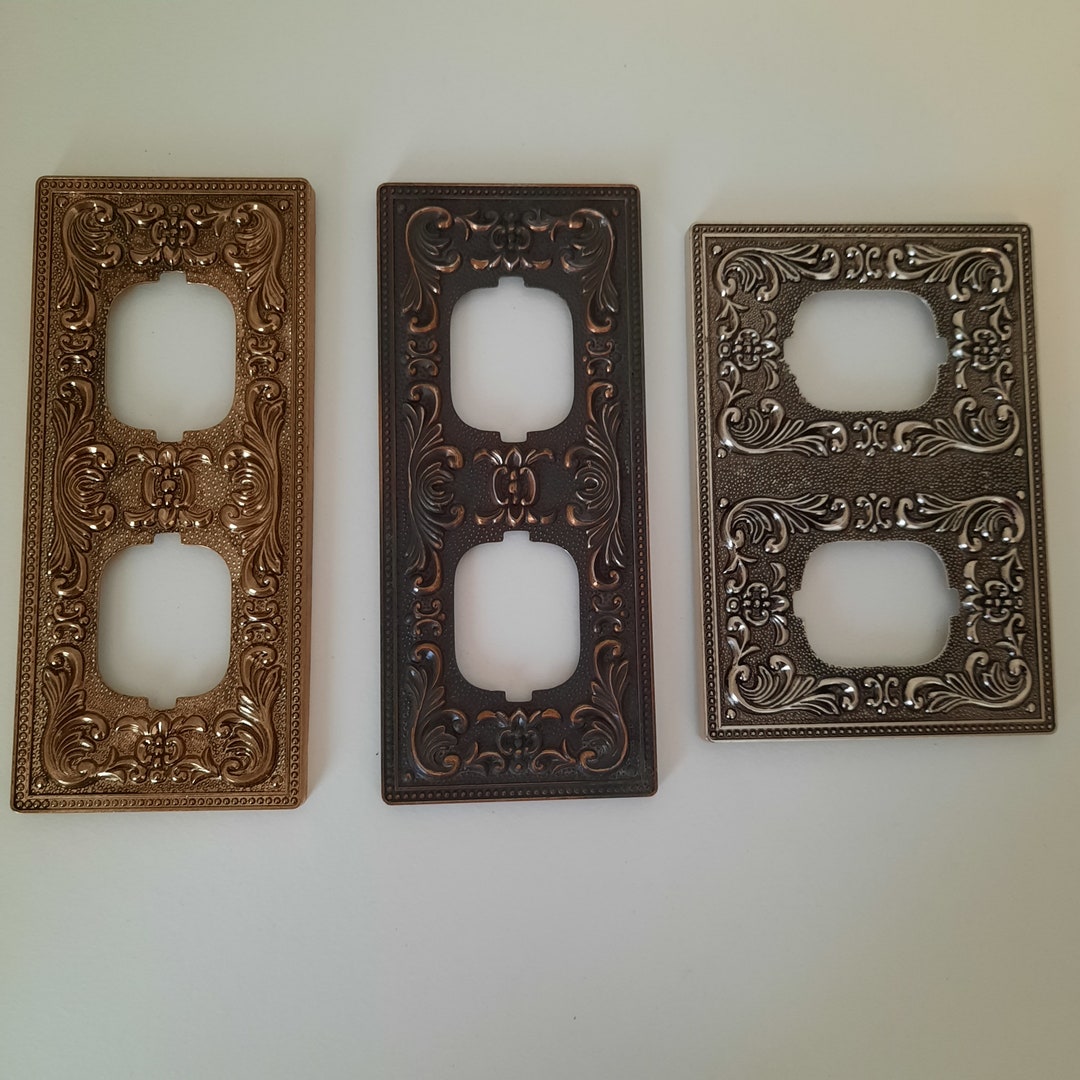 Switch Cover. Decorative Frame for Sockets, Switches. Metal Plate for ...