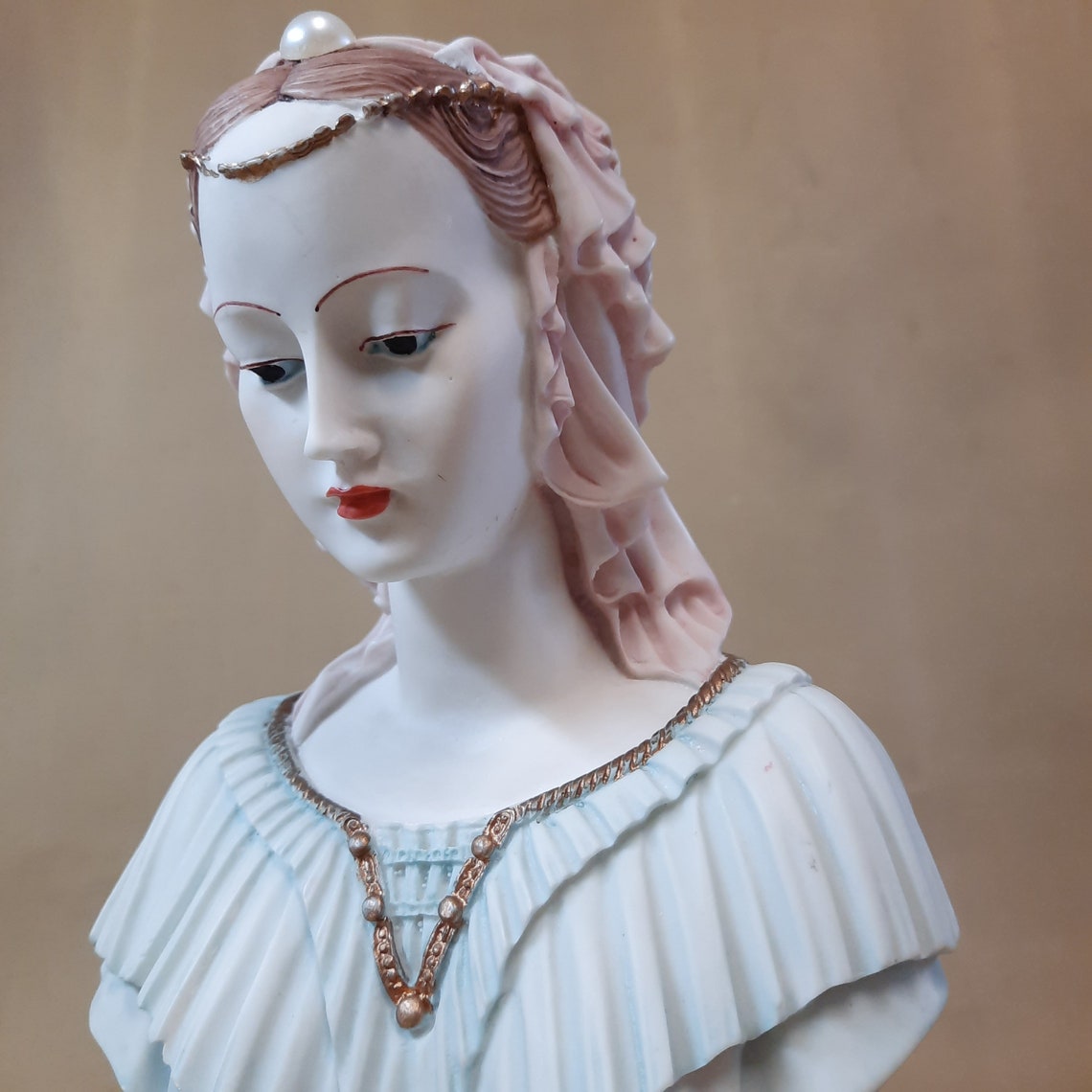Renaissance Madonna. Bas-relief. Bust of a Young Woman.sculpture. - Etsy