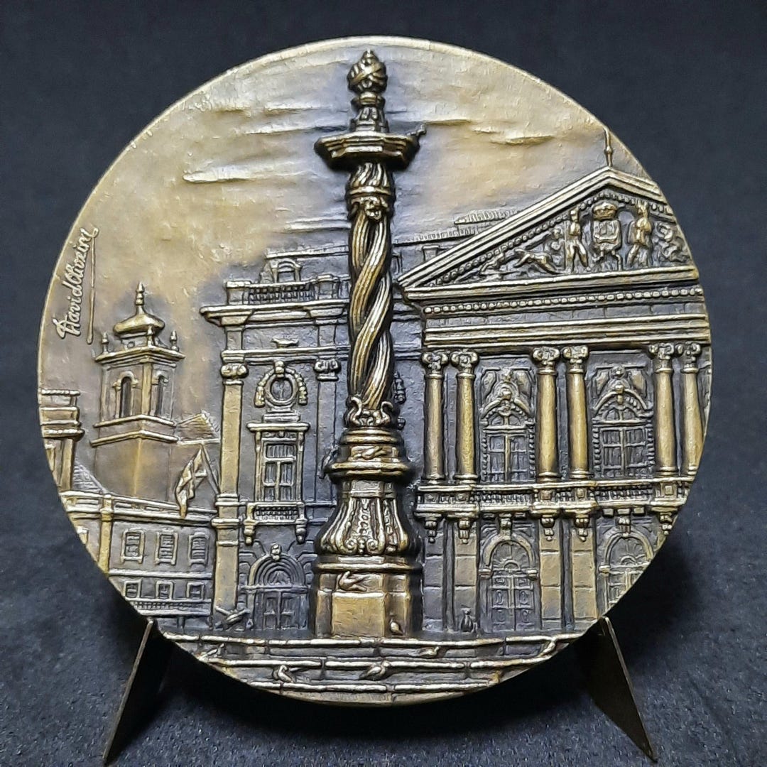 Bronze Commemorative Medals. Large Historical Medals From Portugal - Etsy