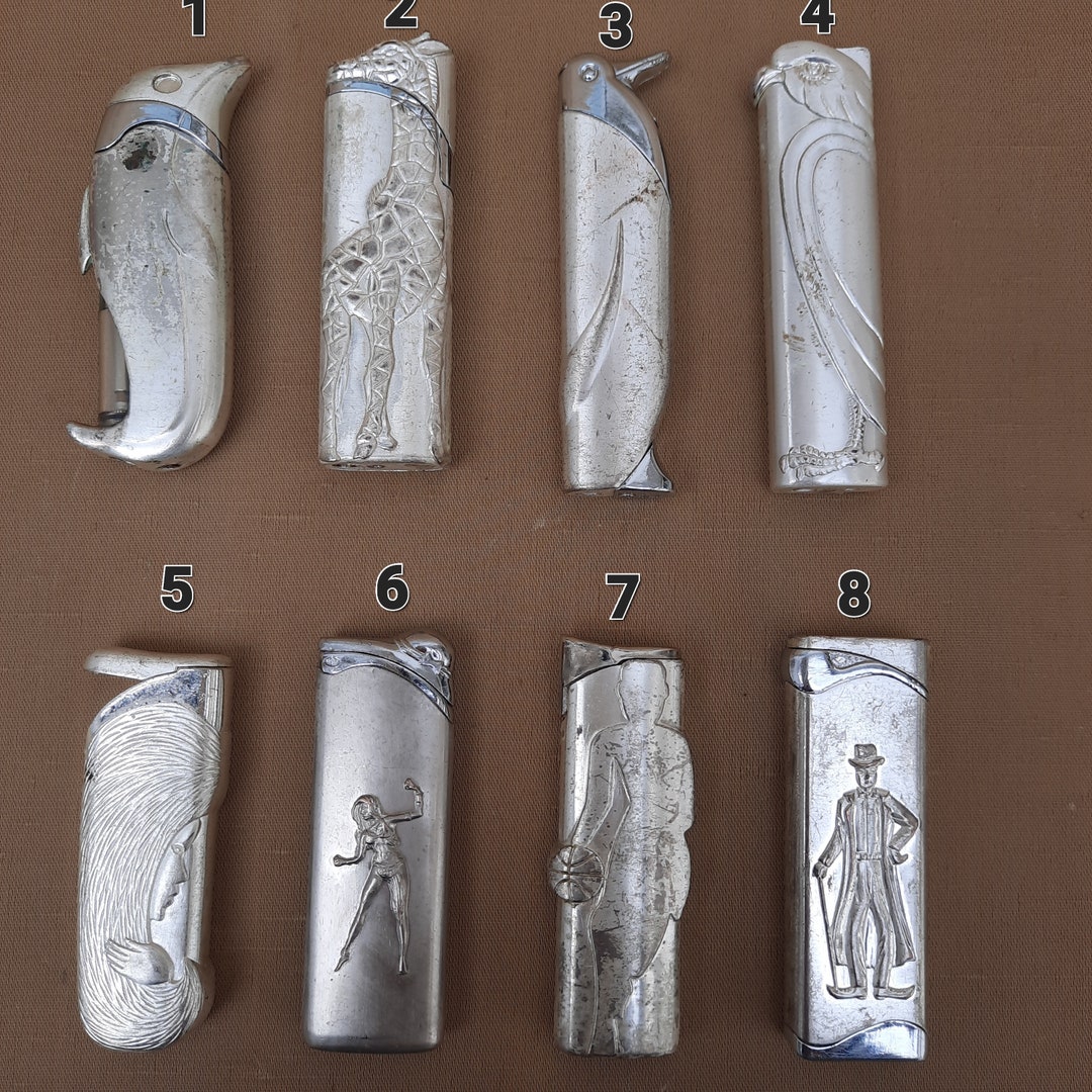 Vintage Lighters.gift Lighters.fancy Shape Lighters. Collection of ...