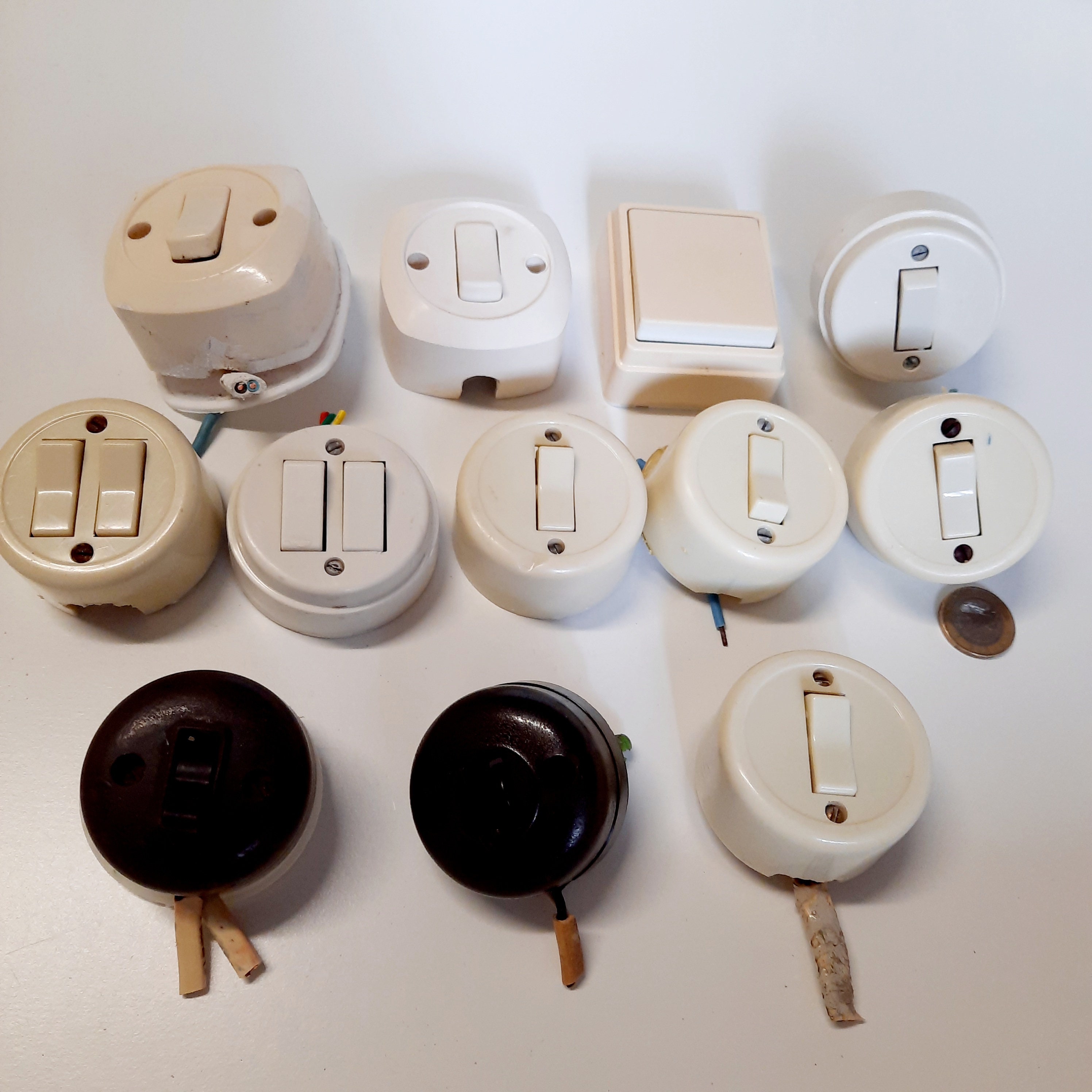Vintage Wall Switches. Bakelite Light Switches. Light Switches - Etsy