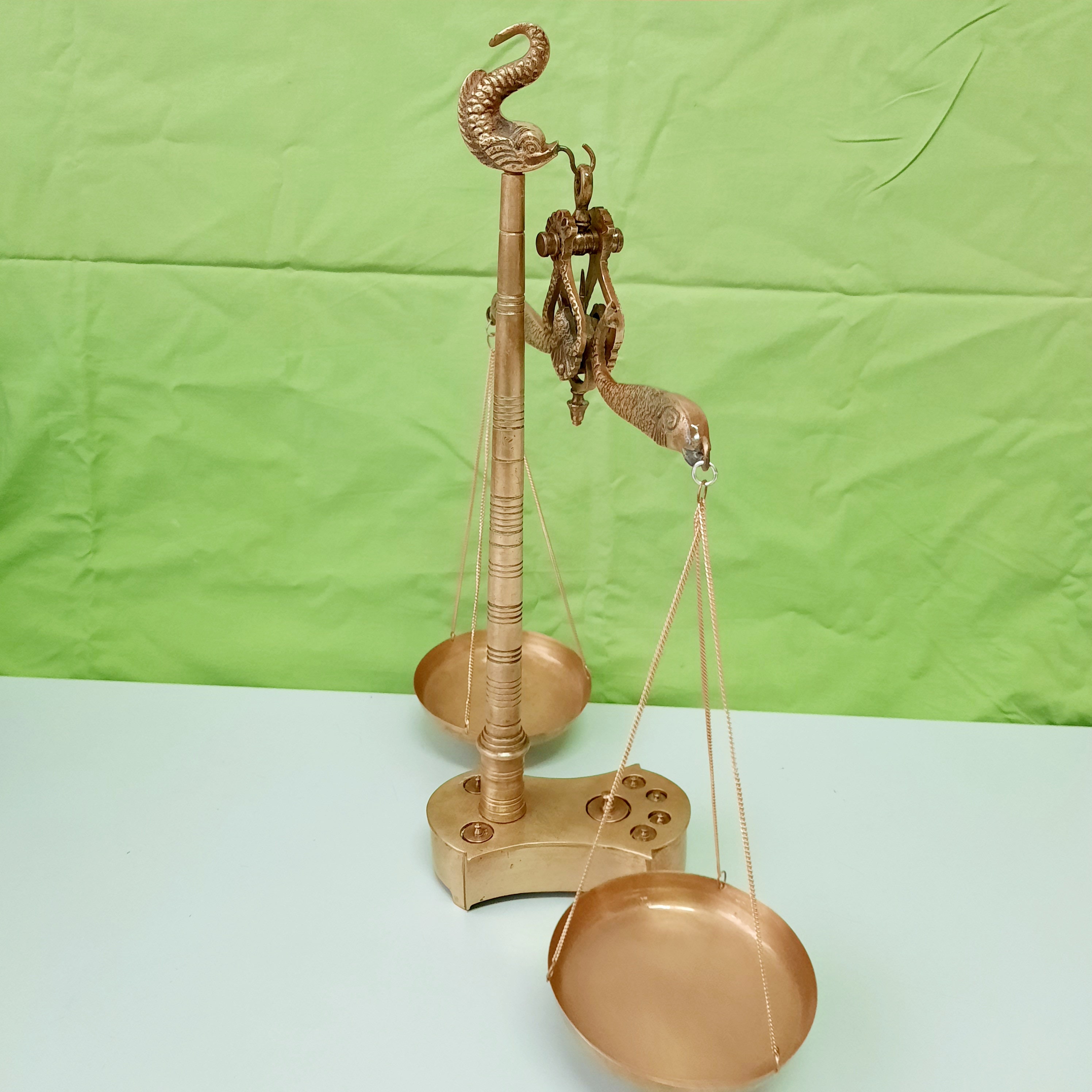 Vintage Collectible Scales. Rocker Brass Scales. Pharmacy Scales ...