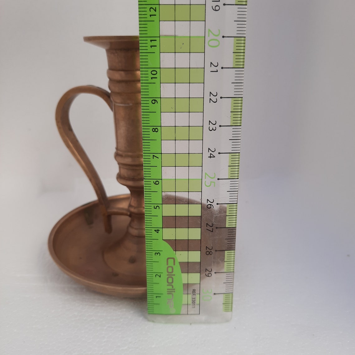 Vintage Brass Candlestick With Handle: Portuguese Home Decor - Etsy