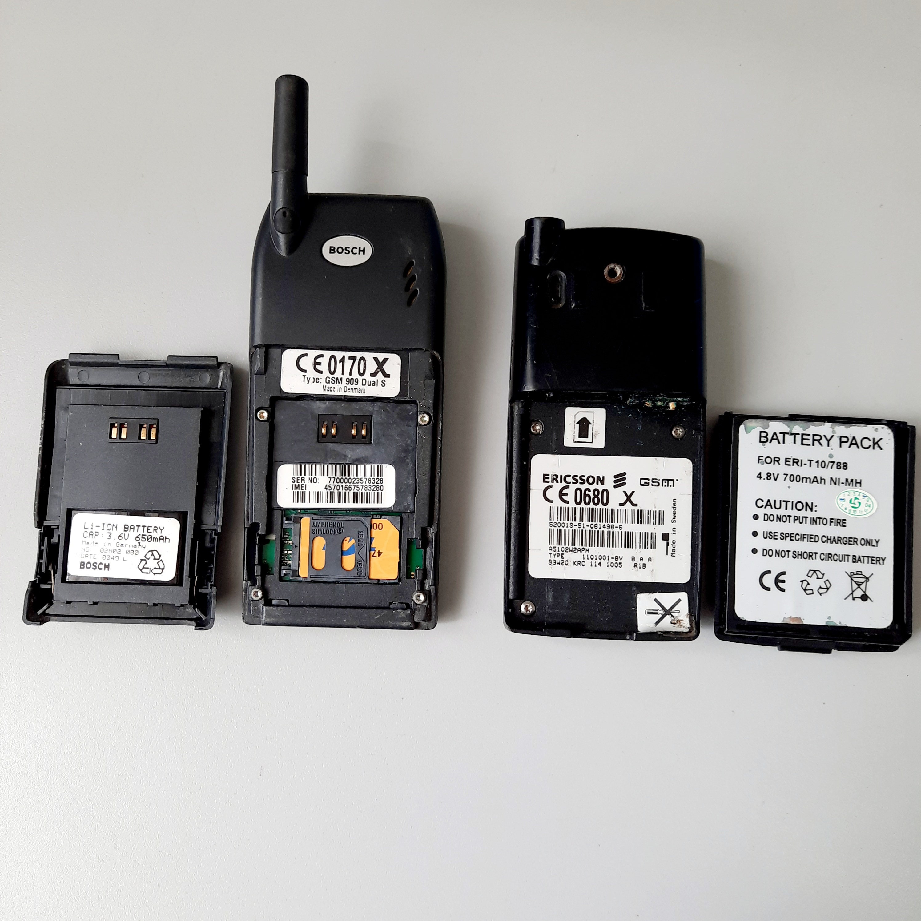 Vintage Cell Phones Ericsson T18s, BOSH Multiband. - Etsy
